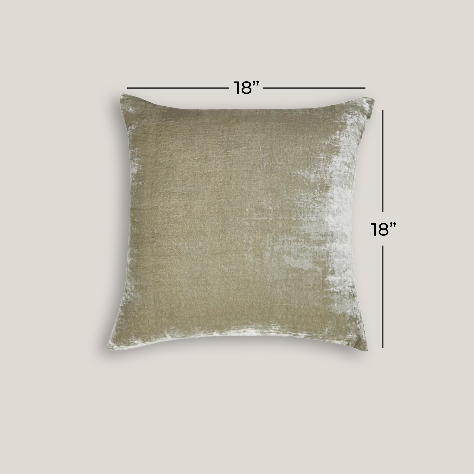 SCROLL CUSHION -COVER - SILVER GREY - The home studio